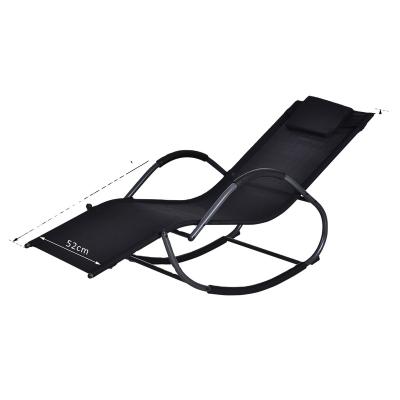 Cina Garden Foldable Outdoor Patio Furniture Supergroup Chair Recliner Sun Sofa Relaxing Rocking Chair in vendita