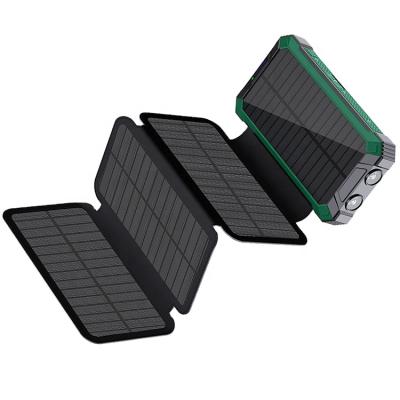 Cina Fast Charge Support Factory Price High Power 20000 mah solar power wireless bank in vendita