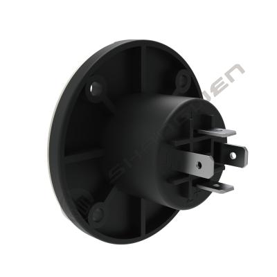 中国 4P 丸型コネクタ金属オスソケット、角型端子およびオーディオビデオメススピーカージャック4ピンラウドスピーカーコネクタ 販売のため