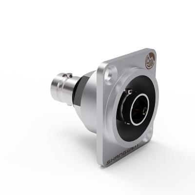 China Lightweight Industrial BNC Video Connector Female BNC Panel Mount Chassis Socket Adapter Welding Free Industrial BNC Connector for sale