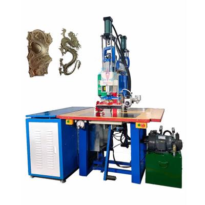 China Factory New 8KW Hydraulic High Frequency Embossing Machine High Performance PVC Welding Machine for TPU Patches Badge Heating for sale