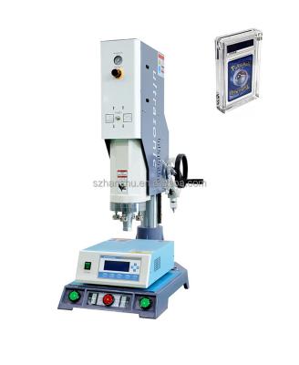 China 15K Ultrasonic Plastic Grading Slab Case Sealing Welding Machine for Clear Plastic Acrylic PMMA PSA Sports Gaming Card Packaging for sale