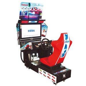 Cina 32 LCD superano le macchine di videogioco arcade di corsa di automobile, macchine della galleria del pub 220V in vendita
