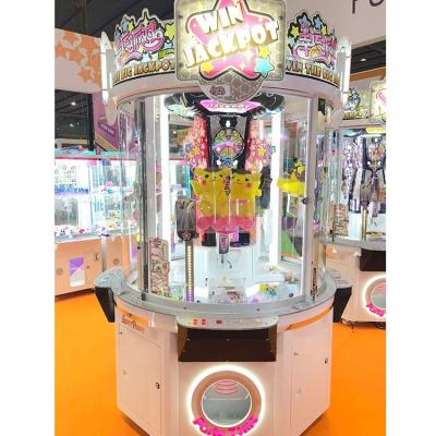 Cina Macchina a gettoni dell'arraffone di Candy dell'artiglio della galleria per colore di bianco dei bambini in vendita