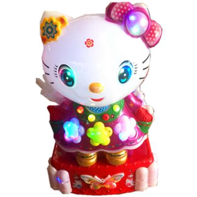 China Hello Kitty-Katzen-Form Kiddie-Fahrmaschinen-/-kinderunterhaltung reitet zu verkaufen