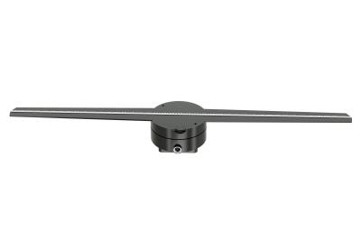 Cina Mini ologramma 3D Fan pubblicitario Contenuto WIFI Carica 65 cm per negozio in vendita