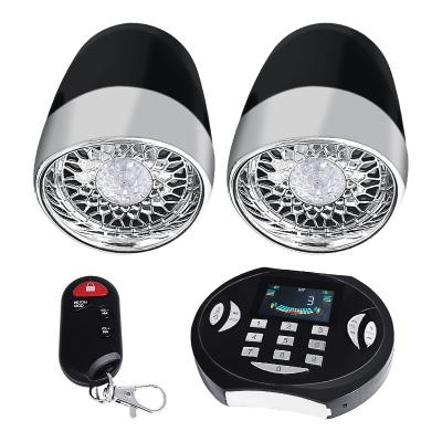 中国 反盗難警報モーターバイクの音楽プレーヤー、2 X15Wのオートバイの無線のキット 販売のため