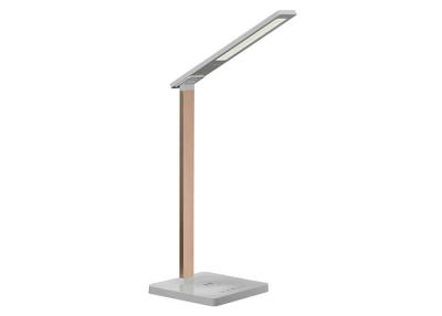 China Do candeeiro de mesa esperto 12v do diodo emissor de luz do porto de USB altura ajustável de carregamento e ângulo da C.C. à venda