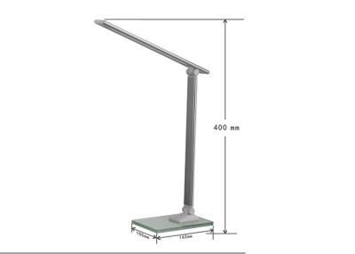 China Moderner LED-Schreibtisch-Lampen-justierbarer Lampen-Arm-Winkel, tragbare Noten-Tischlampe des Metallled zu verkaufen
