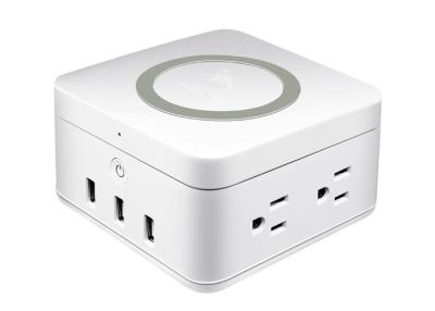 Cina Porta USB CA/3 dell'altoparlante 4 di Bluetooth della luce di progettazione LED di DIY con il cuscinetto di carico senza fili in vendita