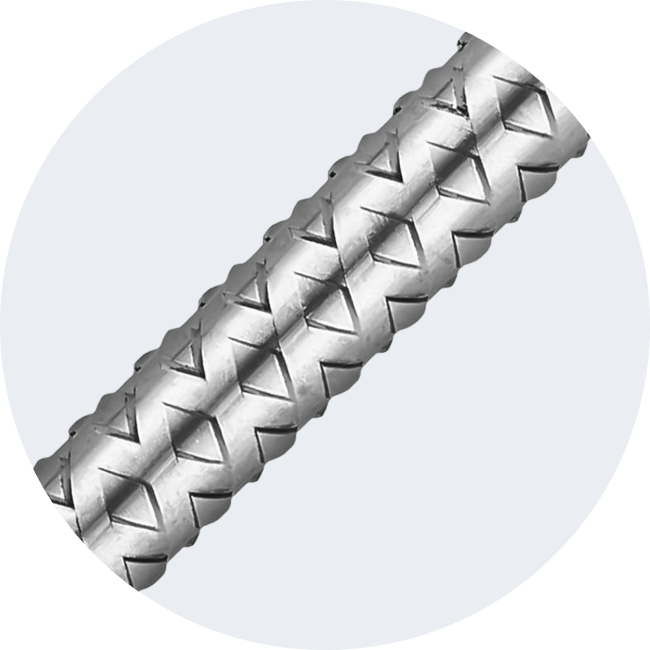 Close-up of Silver Dragon AoBing dart barrel design