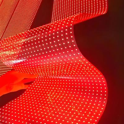 중국 P7 투명 LED 화면 풀 컬러 RGB 고해상도 유연 화면 판매용