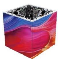 China RGB Led Video Cube Design modular versátil Cores vibrantes para exposições à venda
