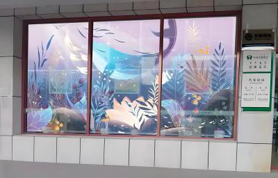 China 1R1G1B Transparant LED Screen p15 Full Color  High Resolution for sale