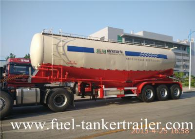 Cina Rimorchio del cemento alla rinfusa del acciaio al carbonio/tri rimorchio dei semi del carro armato del cemento alla rinfusa dell'asse in vendita