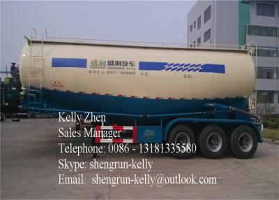 Cina Rimorchio del cemento alla rinfusa di forma 55CBM di V/W, rimorchio triplo dell'autocisterna dell'asse in vendita