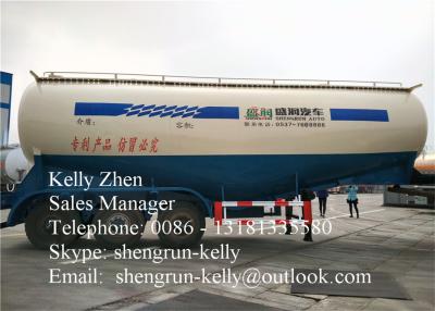 Cina Rimorchio in serie di alluminio del acciaio al carbonio/del cemento per trasporto della farina di frumento in vendita