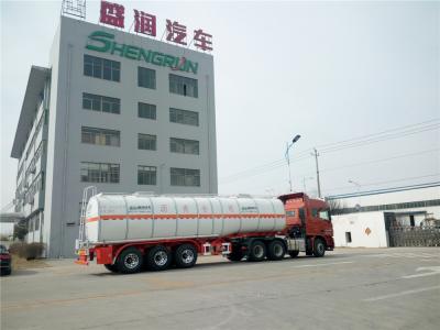 Cina 3 capacità liquida dei rimorchi 45m3 dell'autocisterna dell'acciaio inossidabile del latte dell'olio degli assi in vendita