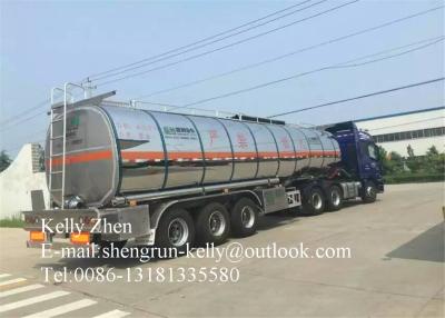 Cina Nuovi 45000 litri dell'acciaio inossidabile dell'autocisterna dei semi di rimorchio di olio combustibile del camion in vendita