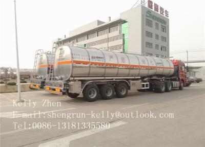 Cina acciaio inossidabile del rimorchio dell'autocisterna del combustibile 42000L 304 316 rimorchi di trasporto in vendita