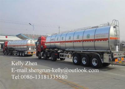 Cina Acciaio al carbonio 42000 litri di trattore di autocisterna 13T FUWA/BPW/HUAJING del rimorchio in vendita