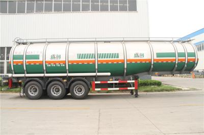 Cina 50000 litri del combustibile derivato del petrolio dell'autocisterna del rimorchio del carro armato dei semi di acciaio del rimorchio Q235/5mm in vendita