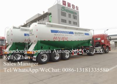 中国 V 形の粉材料 3 の車軸バルク半セメントのタンカーのトレーラー 60 トンの 販売のため