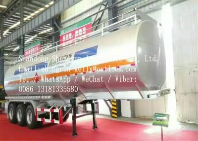 中国 半半 FUWA の車軸液体の化学タンク トレーラーの石油タンカーのトレーラー 販売のため