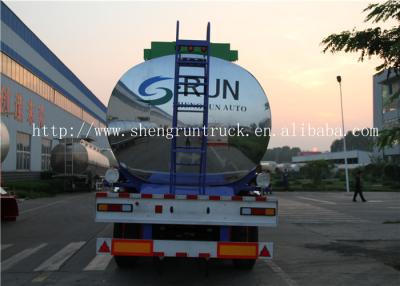 Cina Rimorchio cubico dei semi dell'autocisterna del combustibile di trasporto della lega di alluminio dei 42 tester con 3 assi in vendita