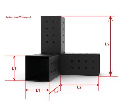 Cina Kit di supporto in legno elevato con supporti in acciaio in vendita