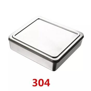 China Aanpassing 304 roestvrij staal rechthoekig vierkante ovenbak met aluminium materiaal Te koop