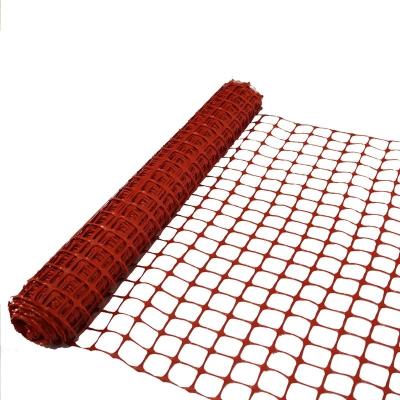 China Cerca de seguridad plástica Plastic Mesh Net Orange Barrier Fence en venta