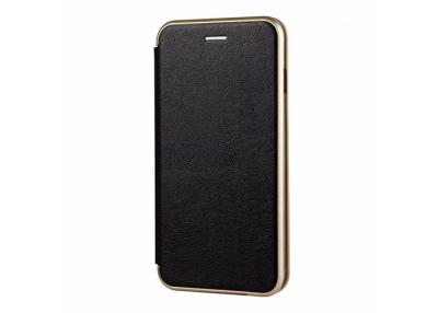 Cina Tipo di struttura dell'oro caso del telefono cellulare del cuoio, caso di cuoio esile che placca colore TPU Shell in vendita