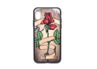 Cina Casi romantici del telefono cellulare del modello di Rosa, caso 360° di iPhone TPU completamente protettivo in vendita