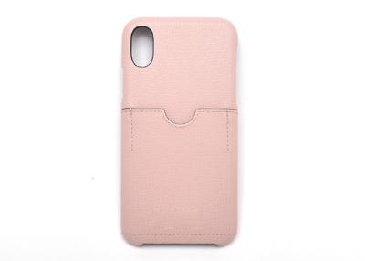 Cina Casse protettive del telefono avvolte colore rosa, caso di cuoio del telefono cellulare con le fessure per carta in vendita