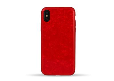 Cina I casi protettivi di iPhone di TPU con il vetro affascinante di struttura di modo sorgono in vendita
