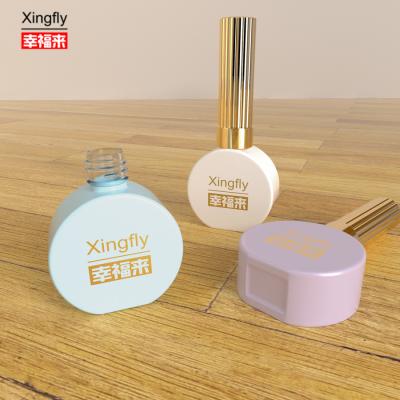 중국 15ml 손톱 랭크 병 원형 흰색 코팅 UV 젤 손톱 랭크 유리 병 손톱 랭크 판매용