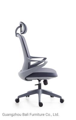 Chine Exécutif en cuir arrière moyen de chaise pivotante de bureau avec l'appui-tête à vendre