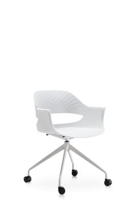 Chine Chaises en plastique blanches de salle d'attente de pièce de formation de bureau/école de pp à vendre