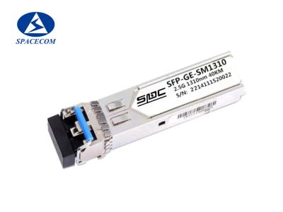 China fonte de alimentação 3.3V do transceptor ótico de 2.5Gbps Sfp 1310nm 40km única à venda