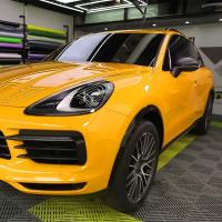 Quality 6.5mil TPU Sunflower Yellow Color PPF 1.52m X 15m Color Auto Paint Protection Film for sale