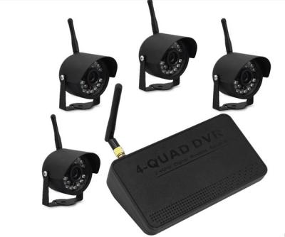 中国 デジタル無線受信機 DVR の保安用カメラ システム 4 チャネルのクォードのイメージ OSD メニュー 販売のため