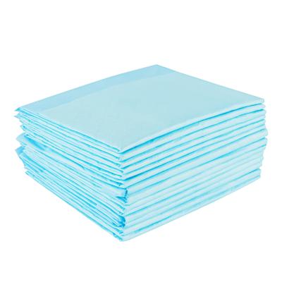 중국 침대 패드 하에 스티커 60x90 시트 병원 소변과 버릴 수 있는 언더패드 판매용