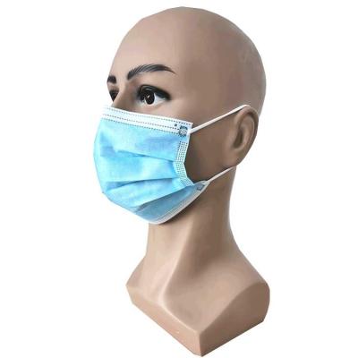 Κίνα Μπλε πτυχή 3 μασκών BFE 98% 50pcs/Box χειρουργική μίας χρήσης προς πώληση