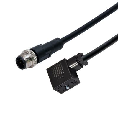 Κίνα M12 φορμάροντας 5pins ένας αρσενικός ευθύς αδιάβροχος συνδετήρας κώδικα στο βούλωμα τύπων Β 3+PE βαλβίδων σωληνοειδών προς πώληση