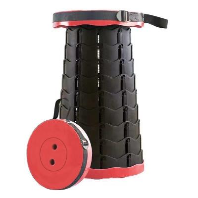 Cina Portatile telescopico di campeggio all'aperto del panchetto di plastica ritrattabile rotondo pieghevole in vendita