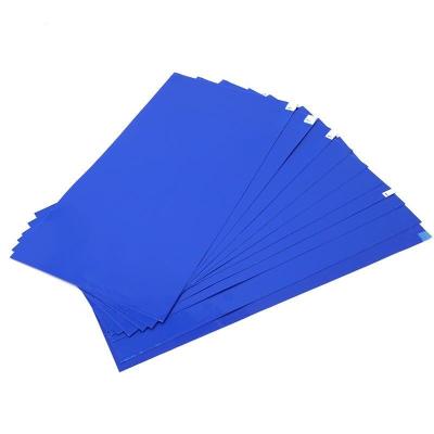 Cina Pavimento appiccicoso Mats Disposable del locale senza polvere adesivo industriale del LDPE 30 strati blu in vendita