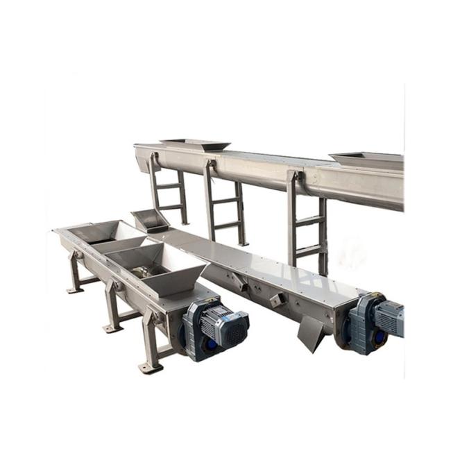 OEM Custom U Type Horizontal Sludge Shaftless Conveying Machinery Screw Auger Conveyor
