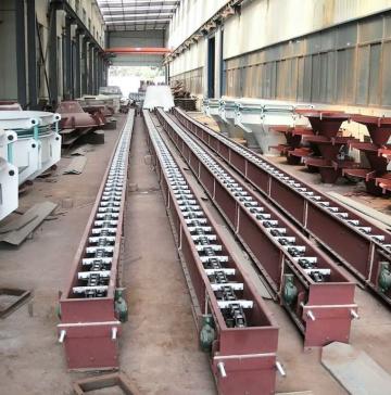 Factory Custom Large Capacity Sawdust Chain Drag Scraper Conveyor