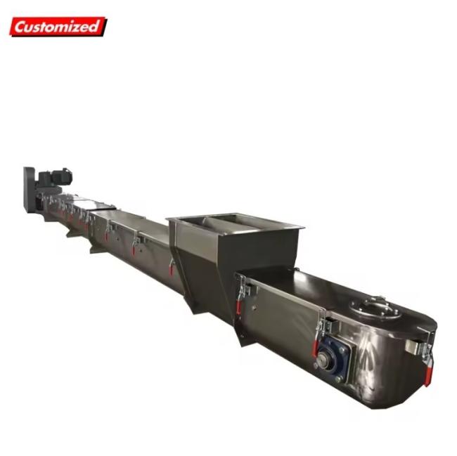 High Quality Conveying Equipment Galvanized Drag Chain Scraper Conveyor